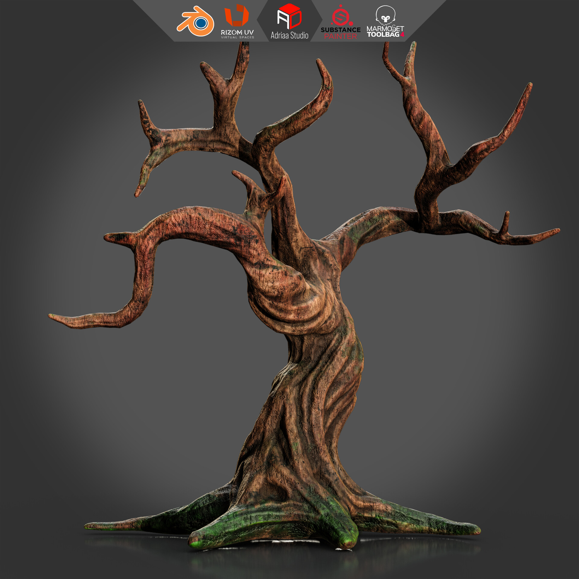 ArtStation - Trees Of Halloween Bundle