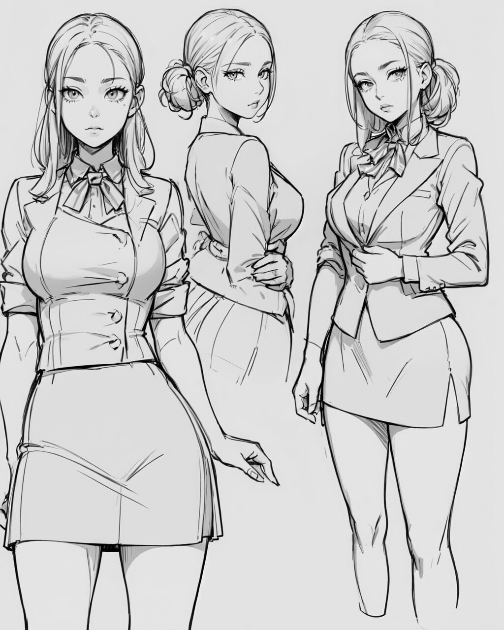 4K Anime Reference Art for Artists and Enthusiasts - 497 Anime Sketch ...