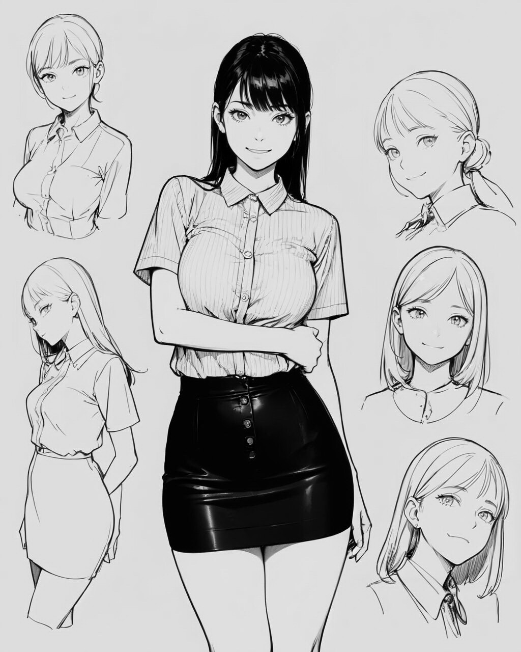 4K Anime Reference Art for Artists and Enthusiasts - 497 Anime Sketch ...