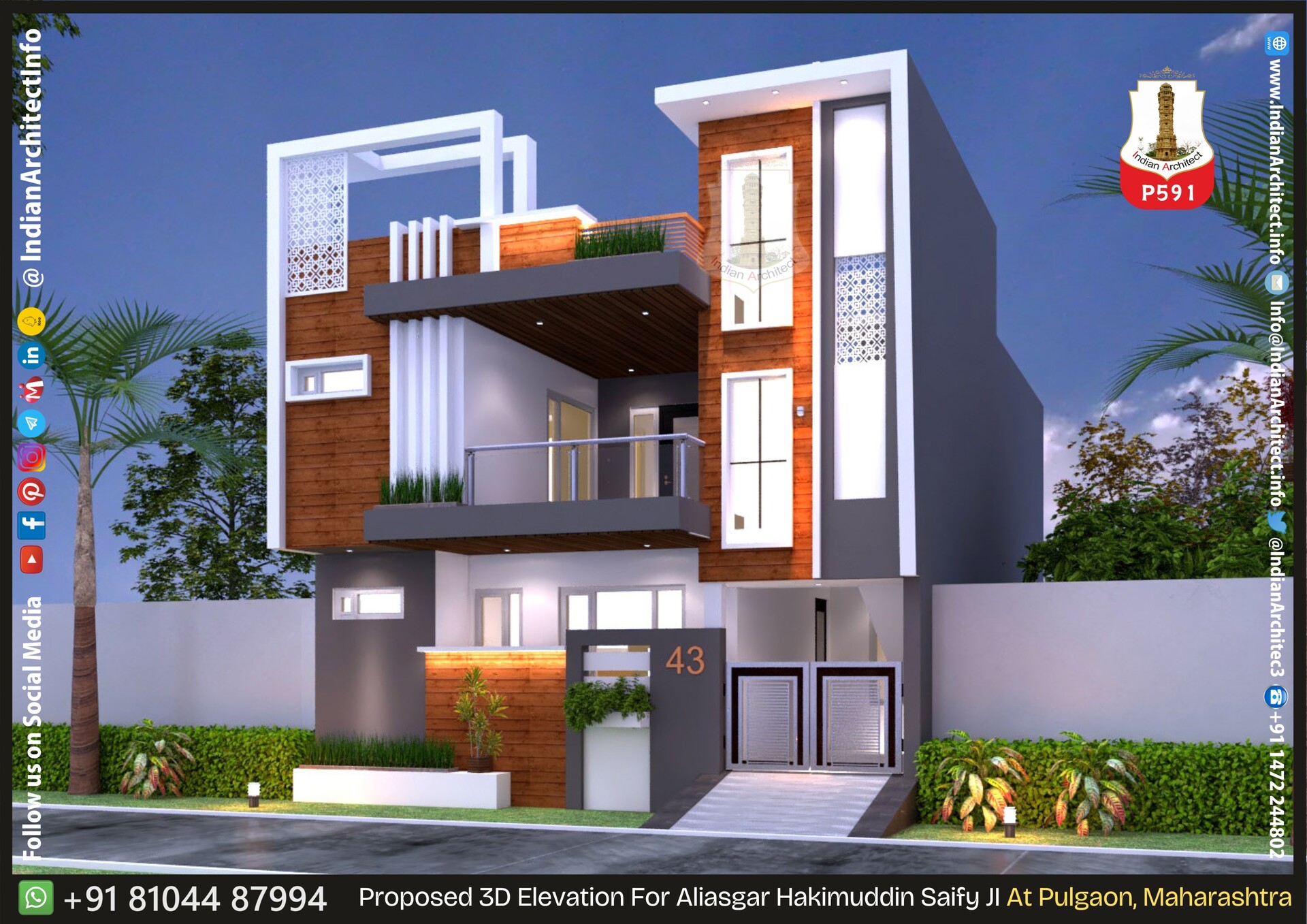 ArtStation - P591 Modern House Project