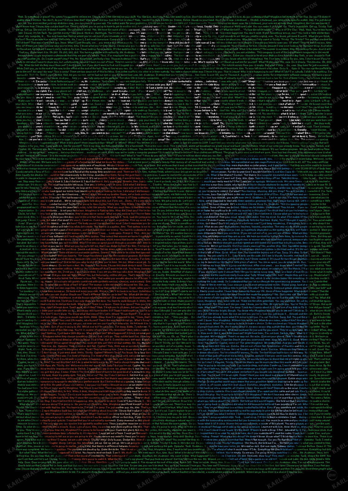 Karl Robert Graham Shackleton - Handwritten Movie Script Poster: The ...