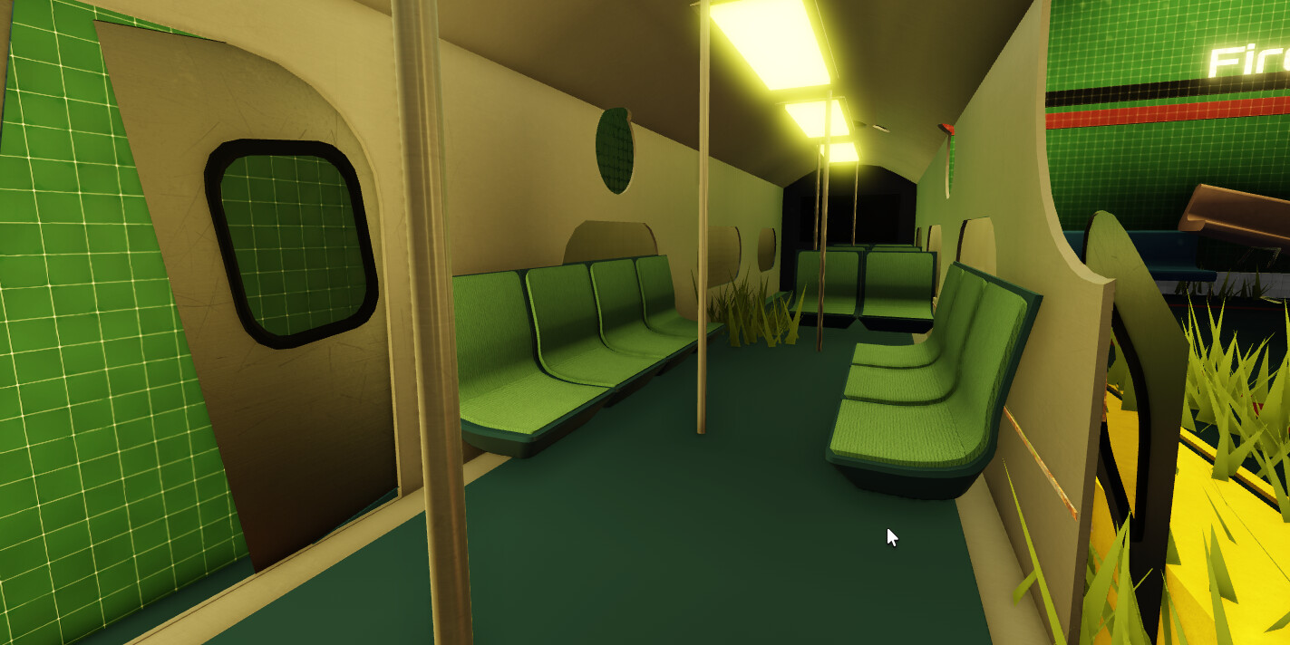 Portfolio Site - Apocalyptic Subway Station Showcase (ROBLOX)