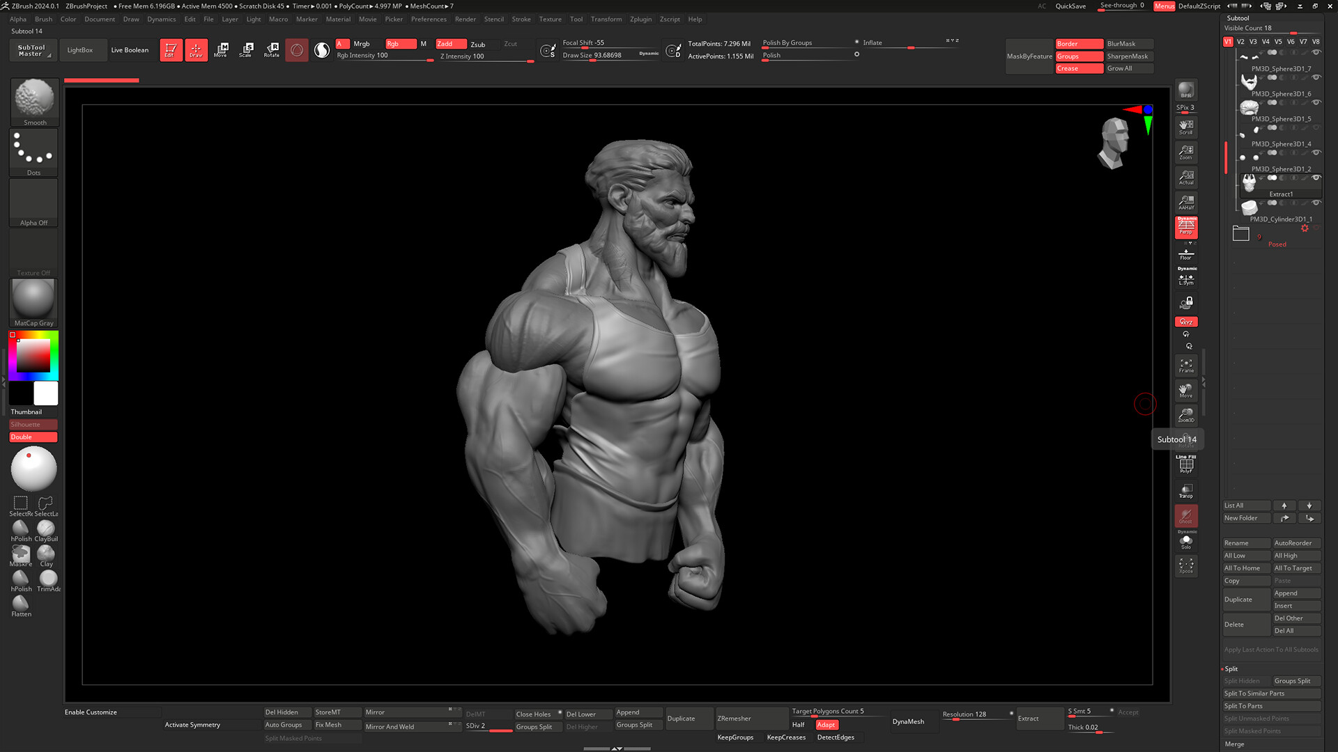 ArtStation - Anatomy Practice - Male Upper Body /Stylized
