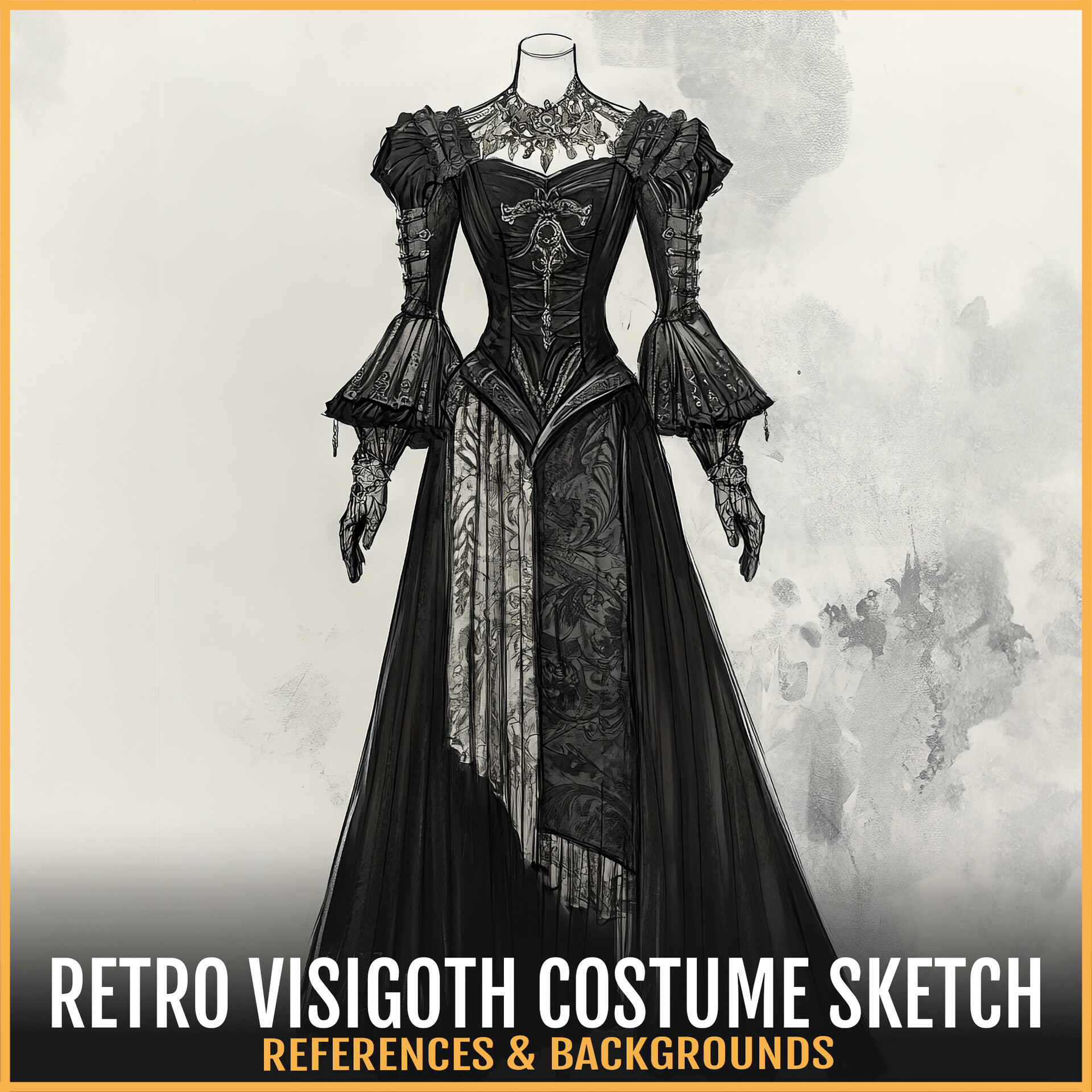 ArtStation - 505 Retro Visigoth Costume Sketch
