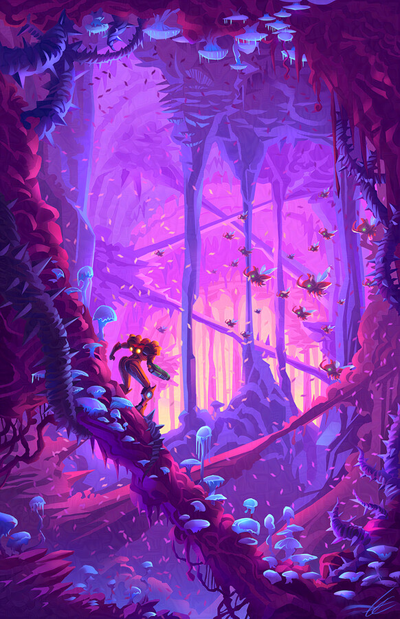super metroid wallpaper