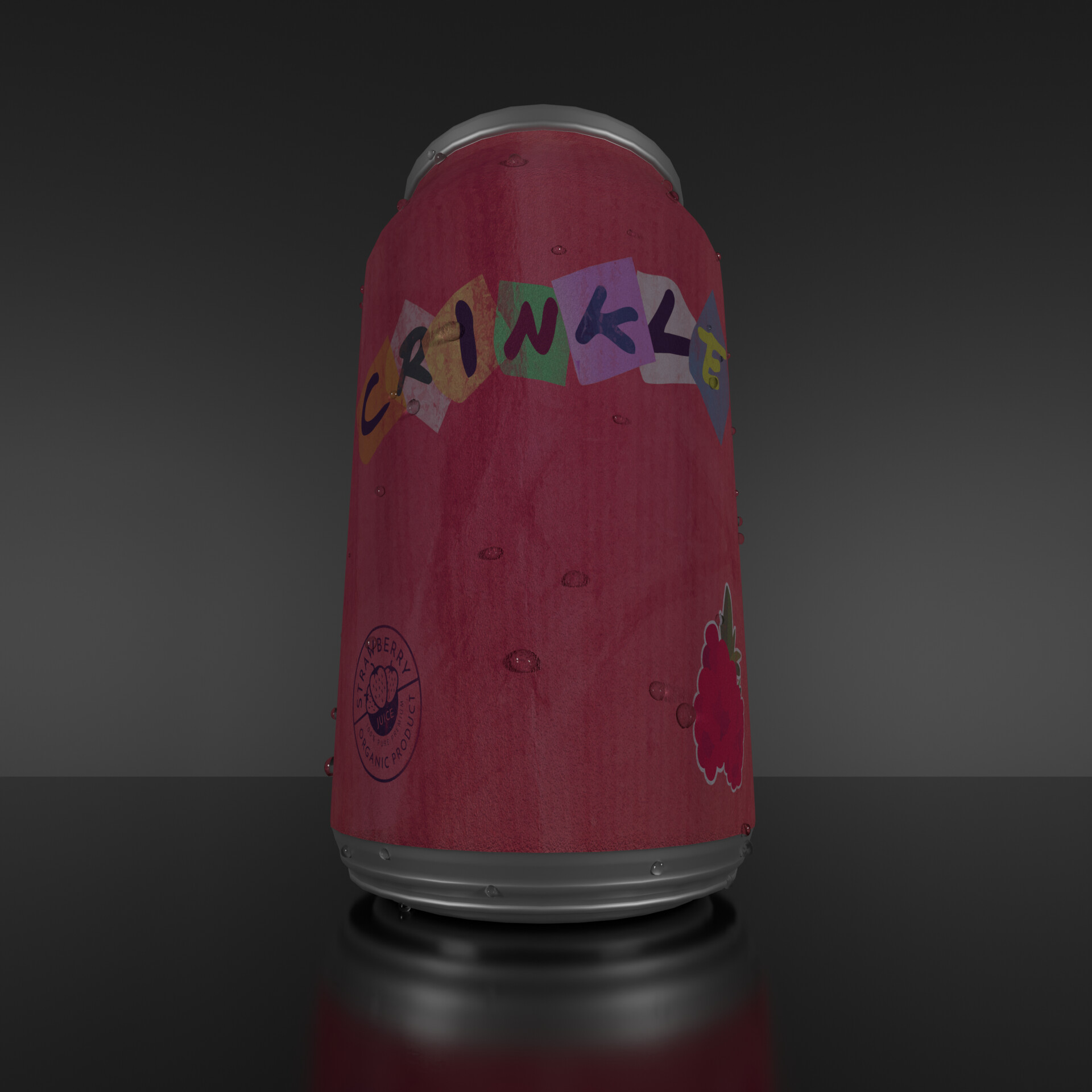 ArtStation - Crinkle aluminum can