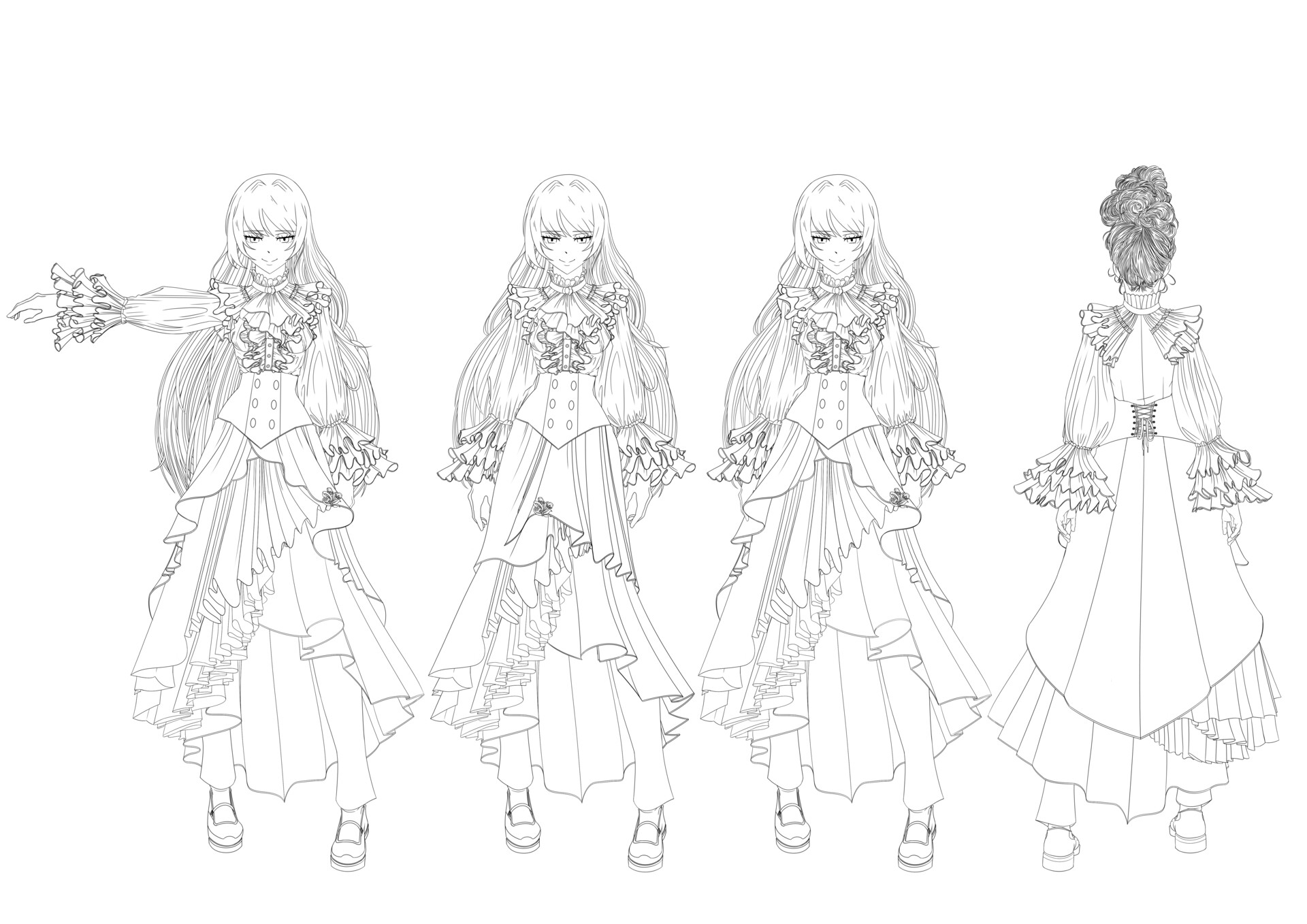 mash anime coloring pages