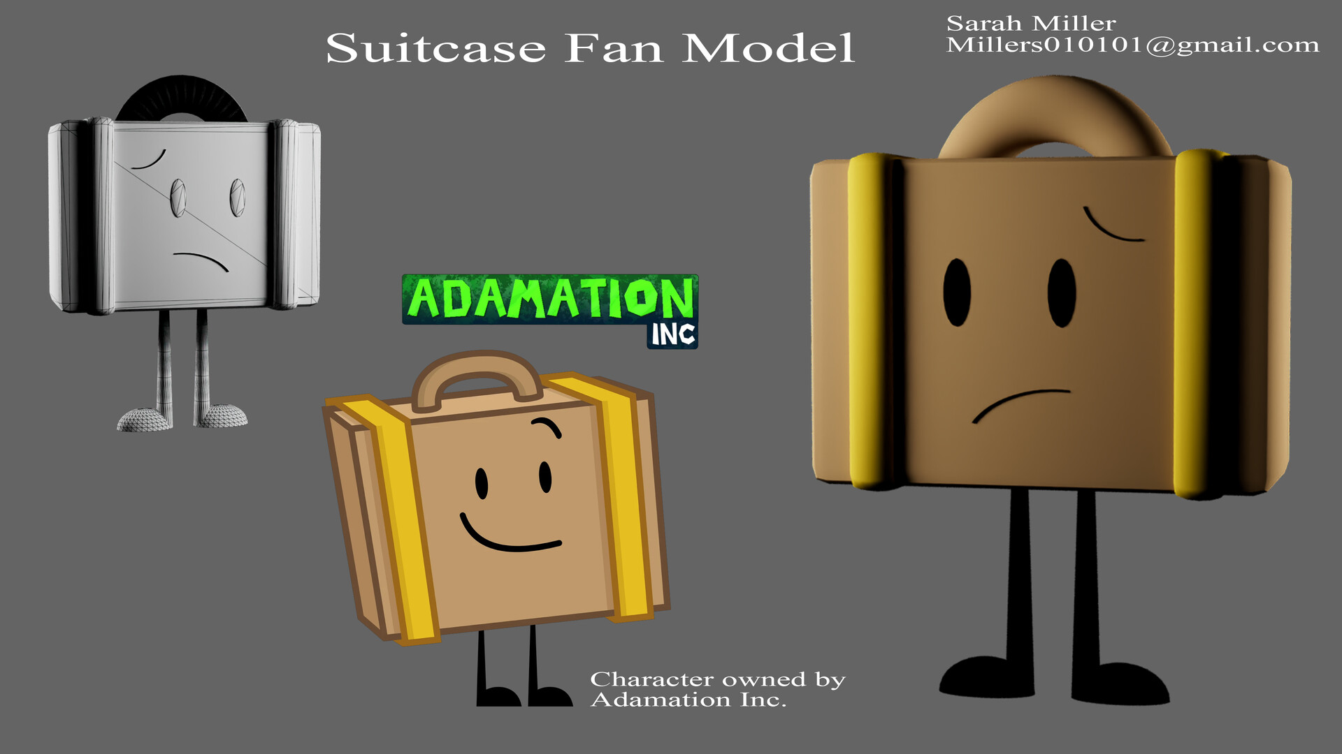 ArtStation - Suitcase Fan Model - Inanimate Insanity II