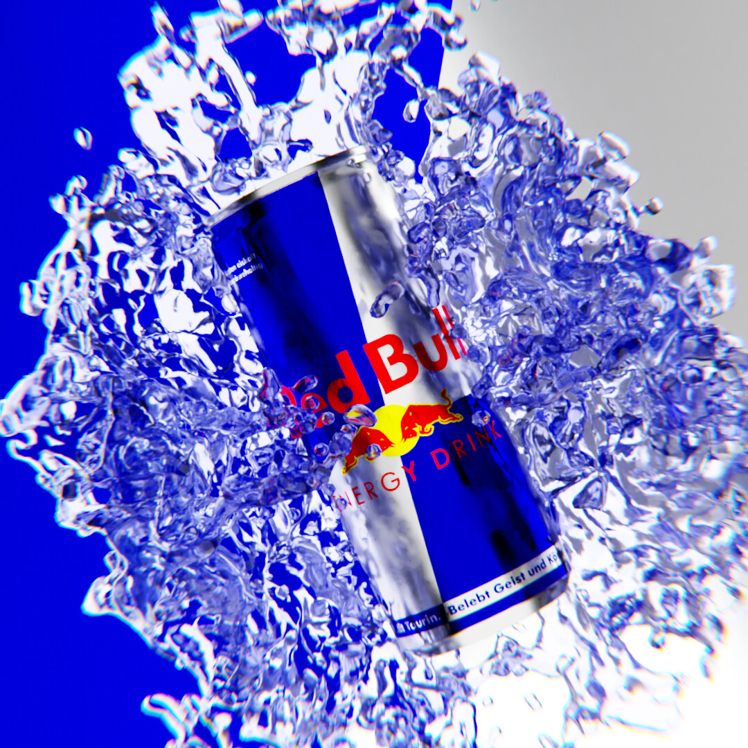 DPrazo - RED BULL PRODUCT RENDER