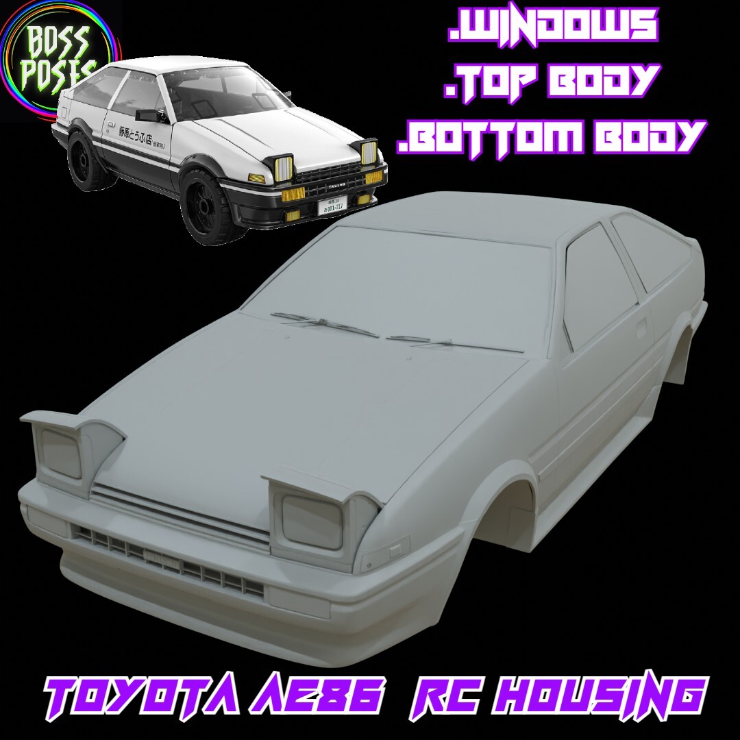 Kohdy Mcintyre - TOYOTA AE86 TRUENO - RALLY RC HOUSING