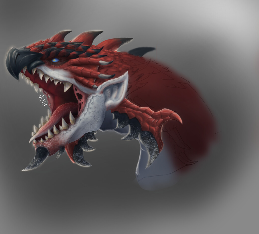 ArtStation - Rathalos Wyvern