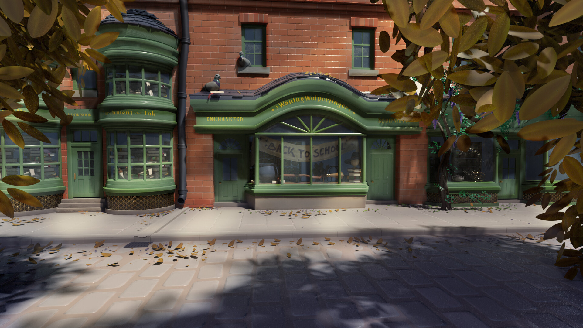 ArtStation - Magic Shops and Bookstores