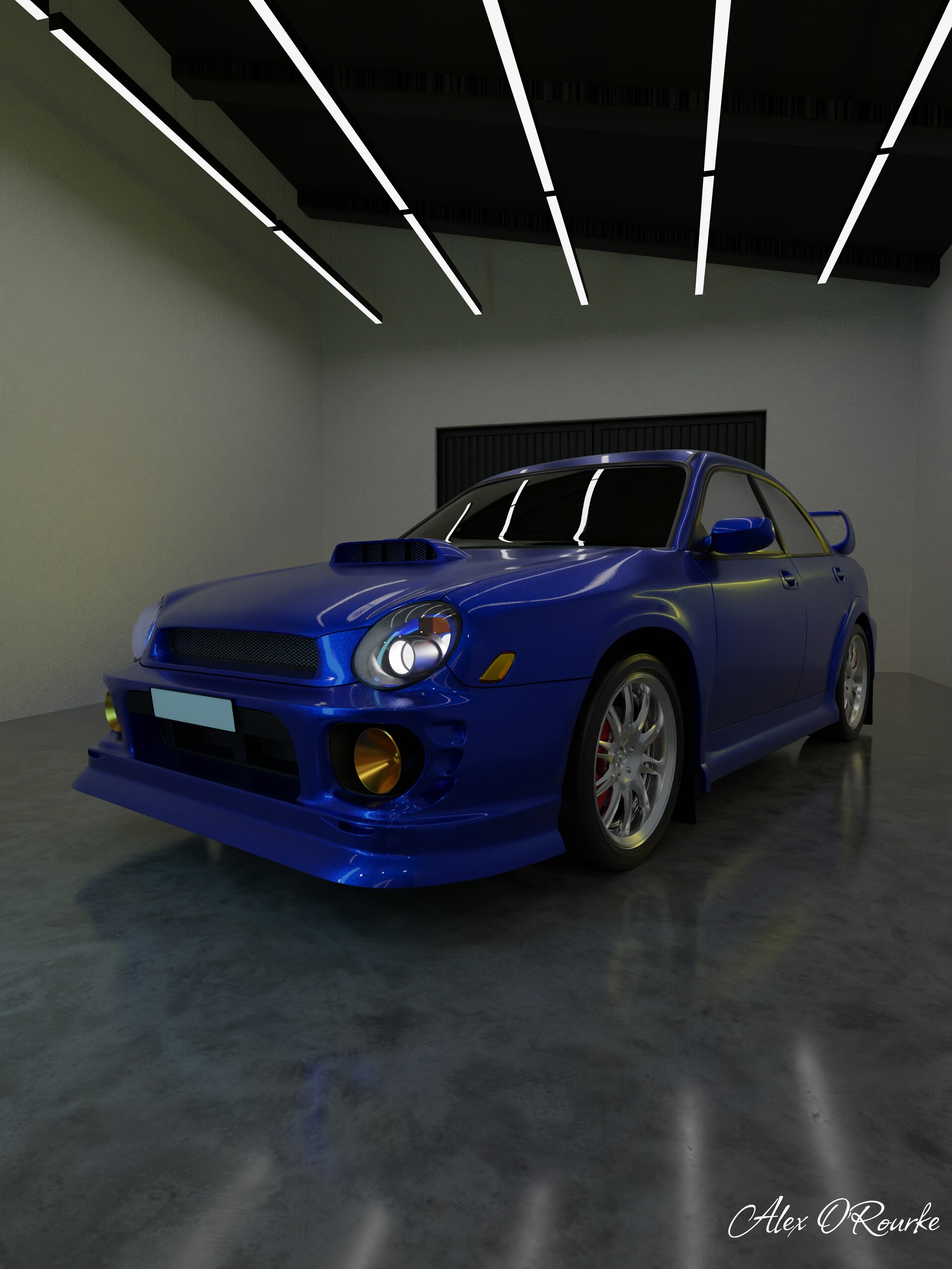 ArtStation - Modded Subaru WRX