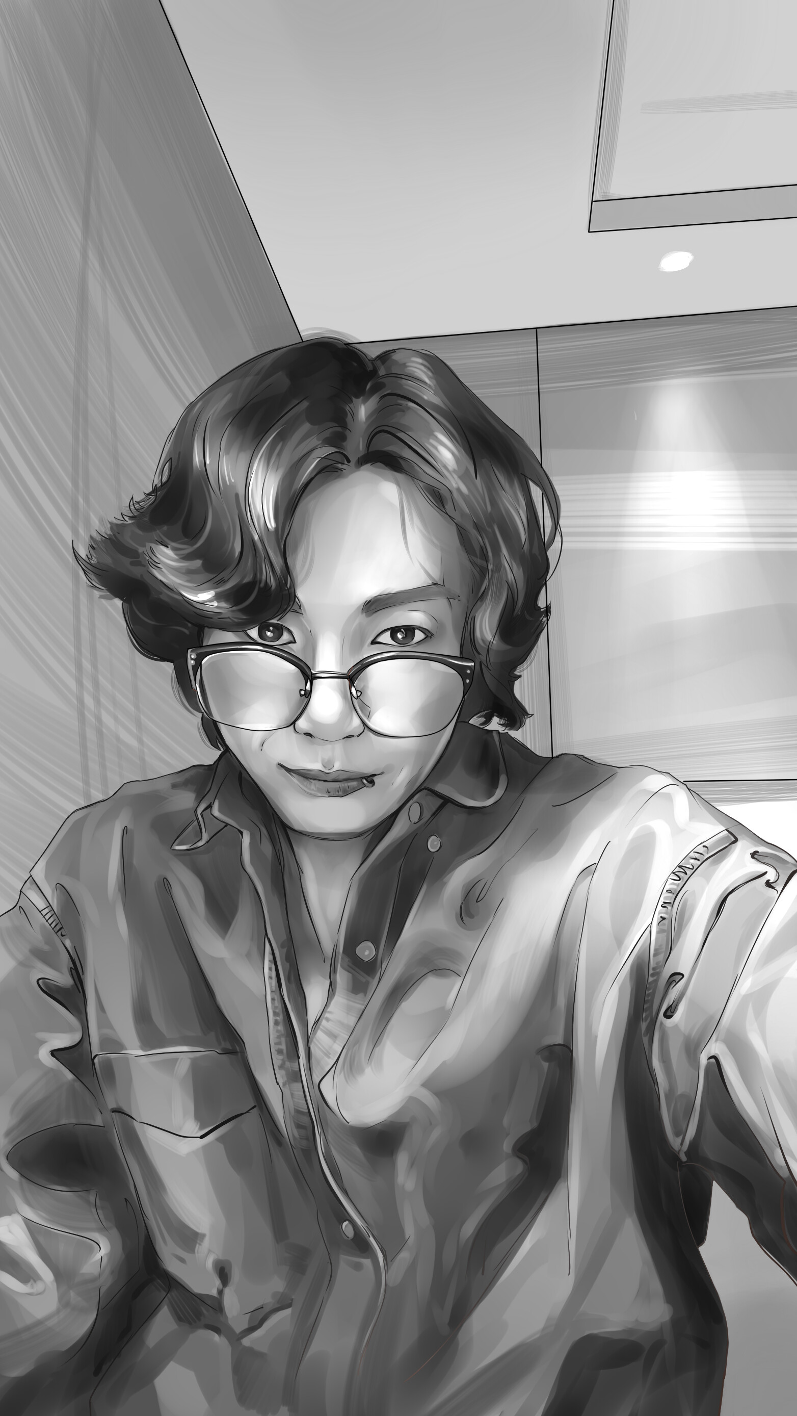 ArtStation - Black and White challenge | 2/16 JUNGKOOK from BTS fanart