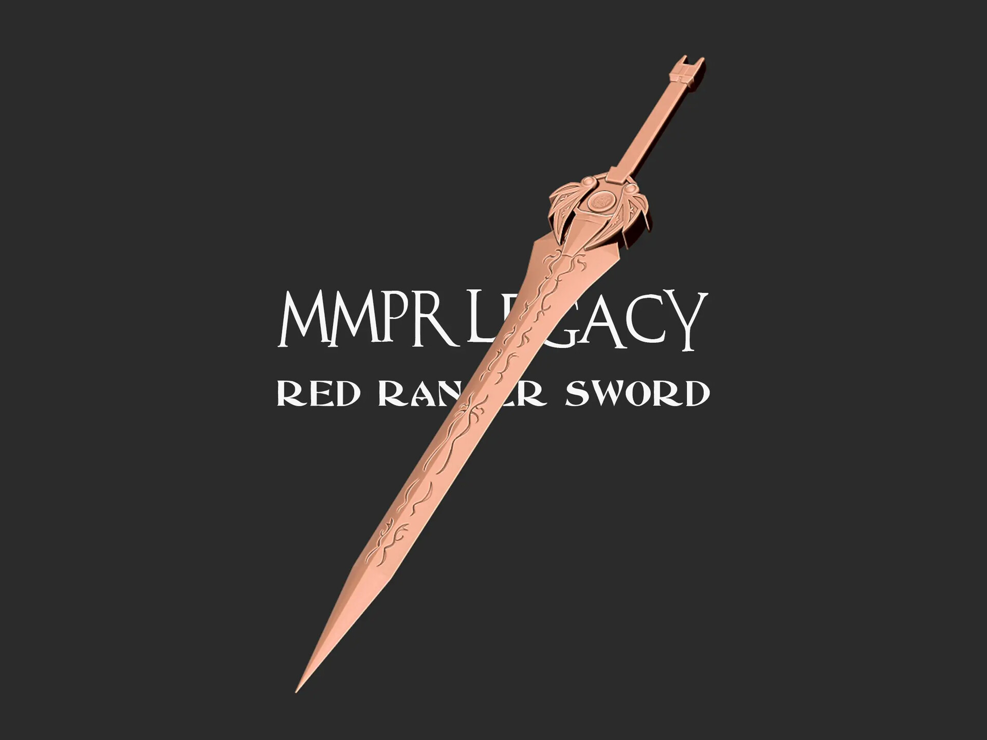 ArtStation - Power rangers Legacy Red Ranger Sword
