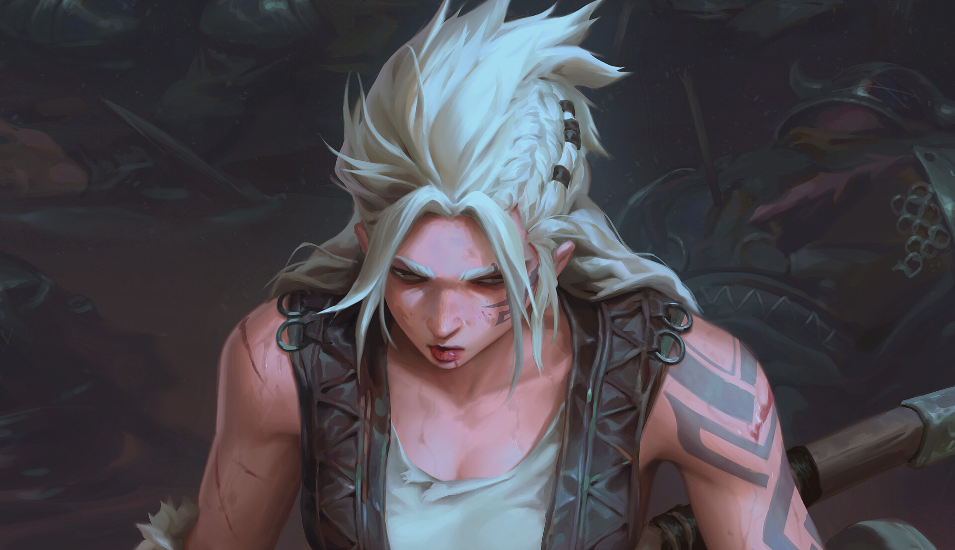 ArtStation - Hilda - sea of blood