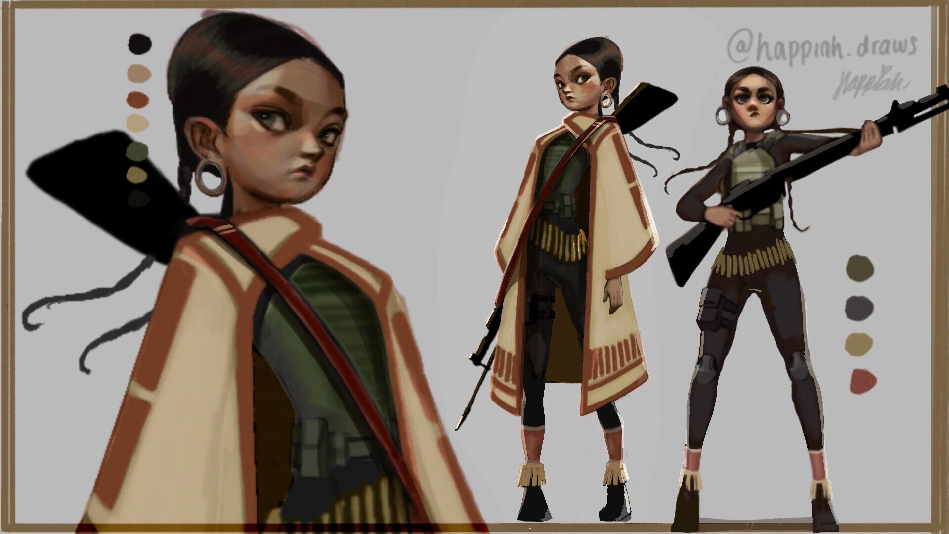 ArtStation - Fighter character design