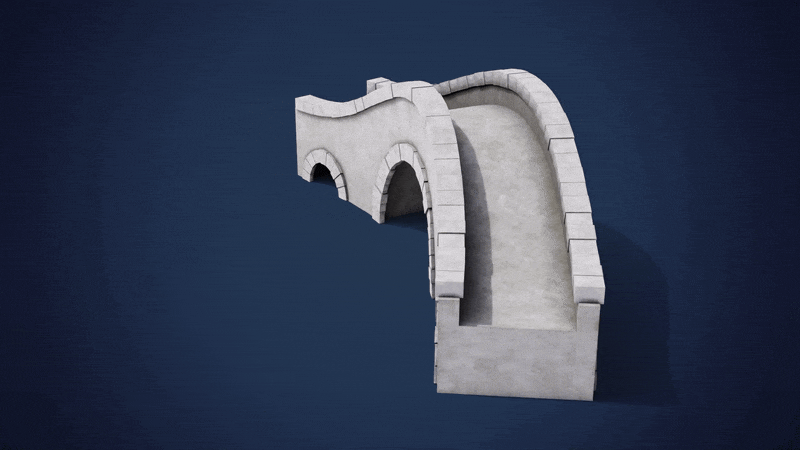 3D Tudor - Blender Geometry Nodes for Beginners – Procedural Bridge Generator