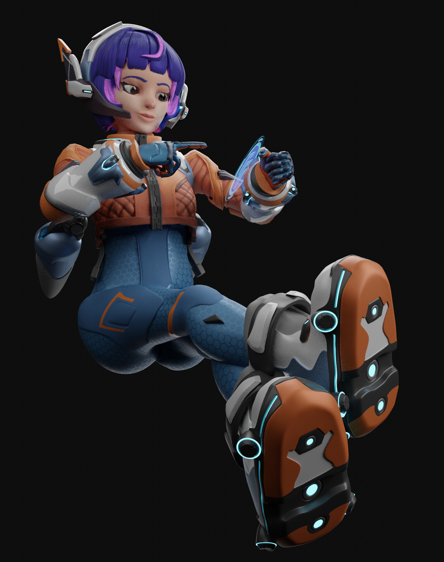 ArtStation - Juno OW2 fanart