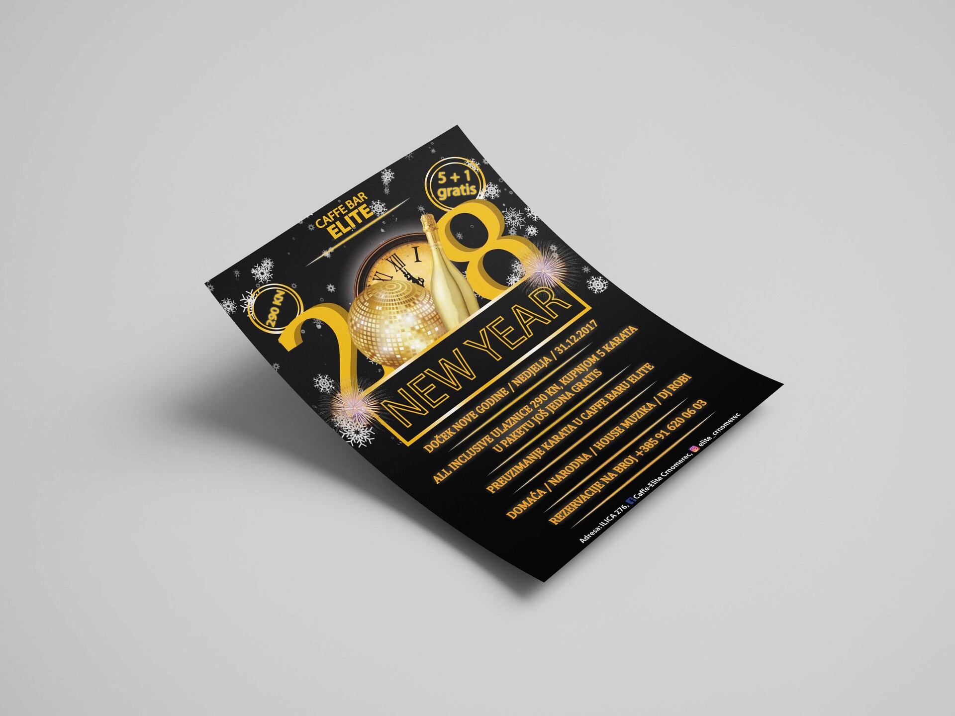 ArtStation - New Year Flyer