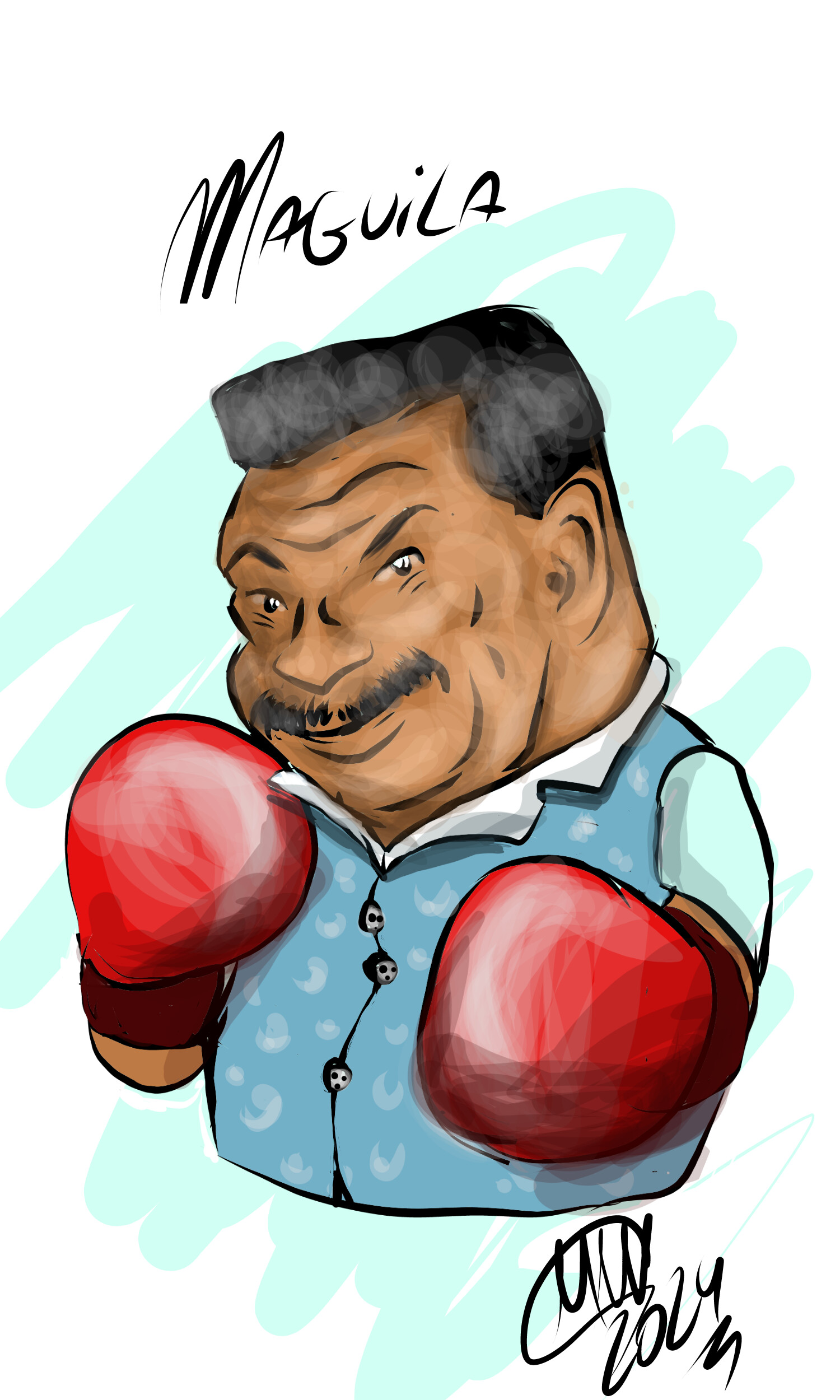 ArtStation - A tribute to "Maguila"