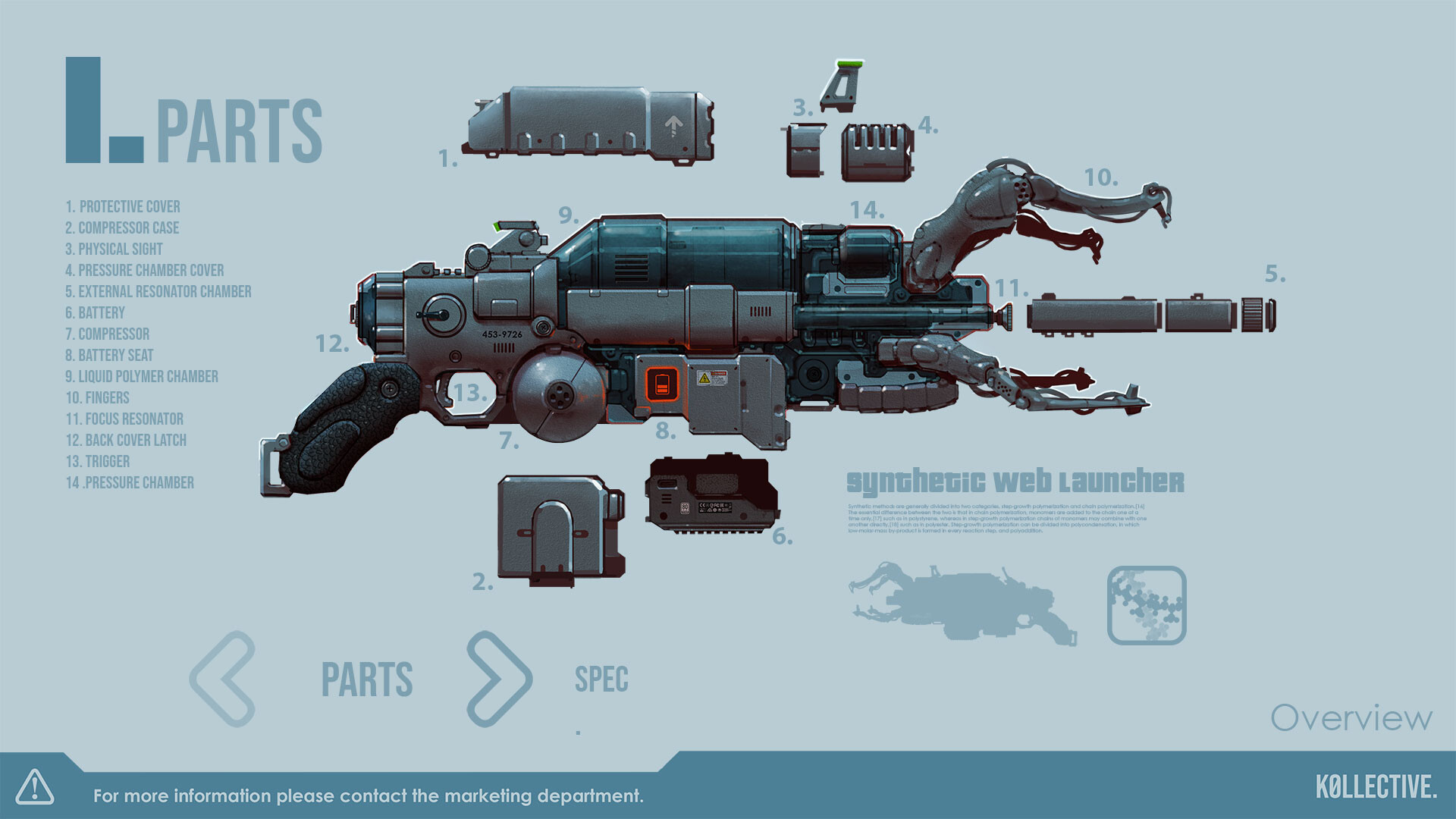 ArtStation - Non-lethal Scifi Weapon