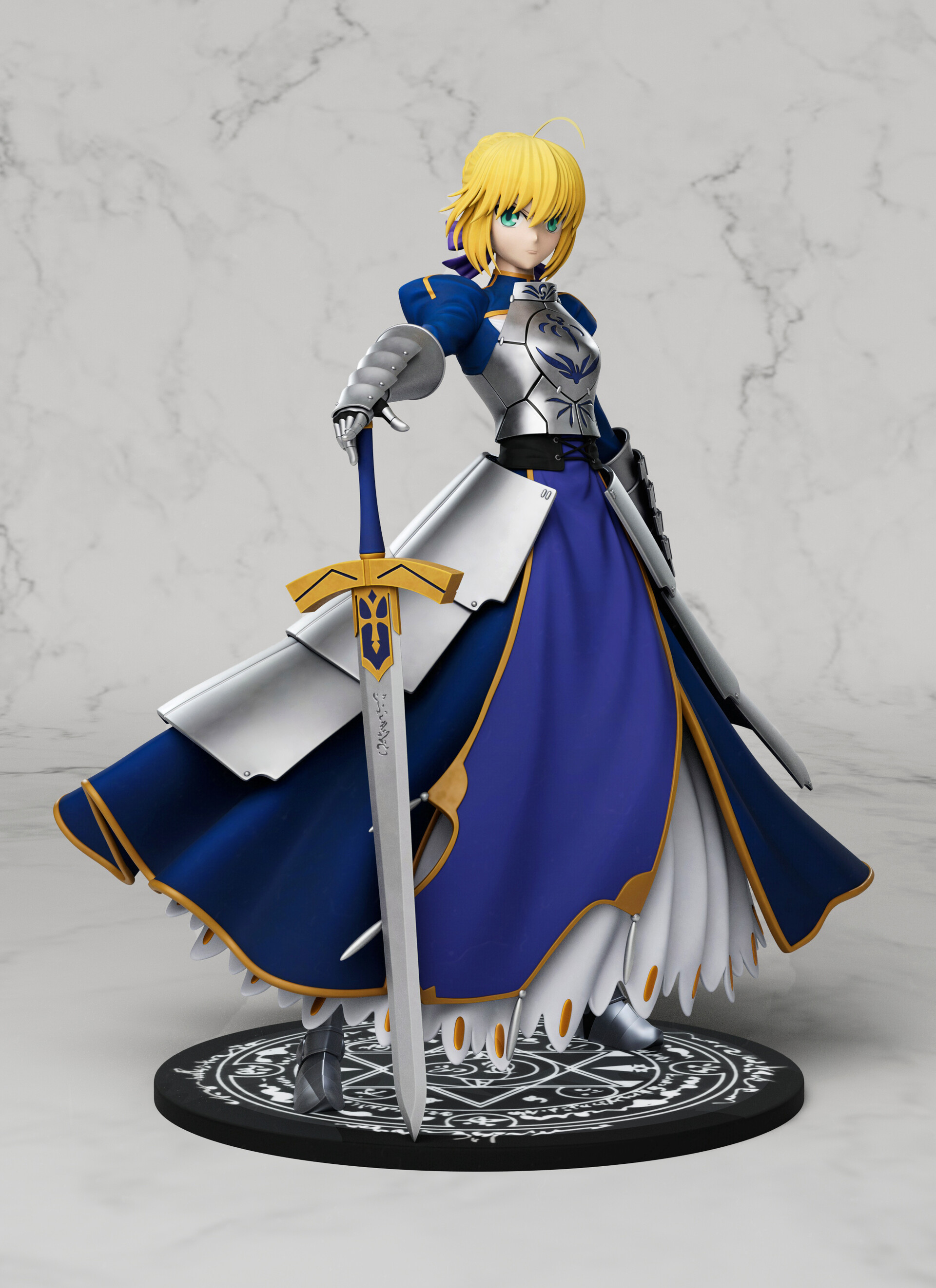 ArtStation - Artoria Pendragon/Saber Fanart