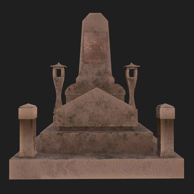 ArtStation - LowPoly Grave