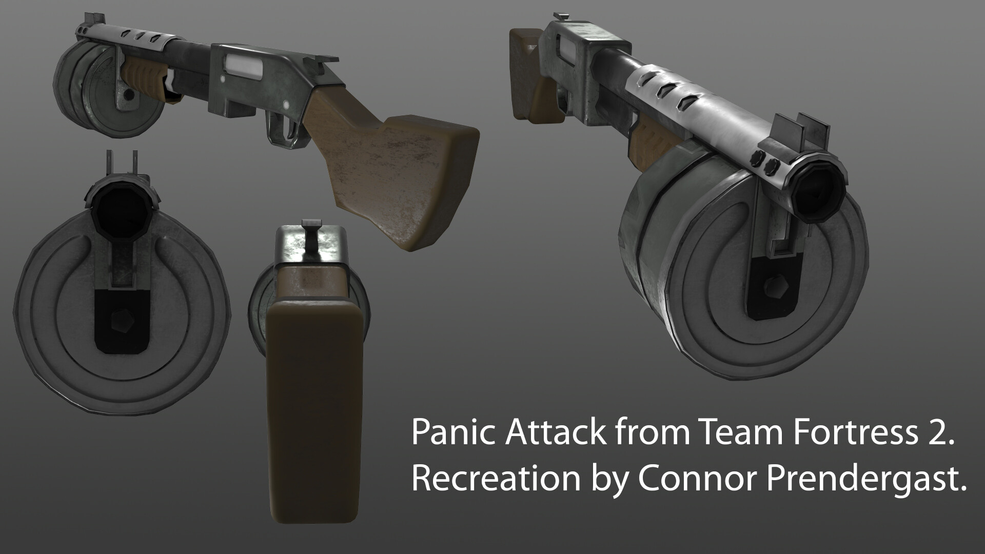 ArtStation - TF2 Fan Model: Panic Attack