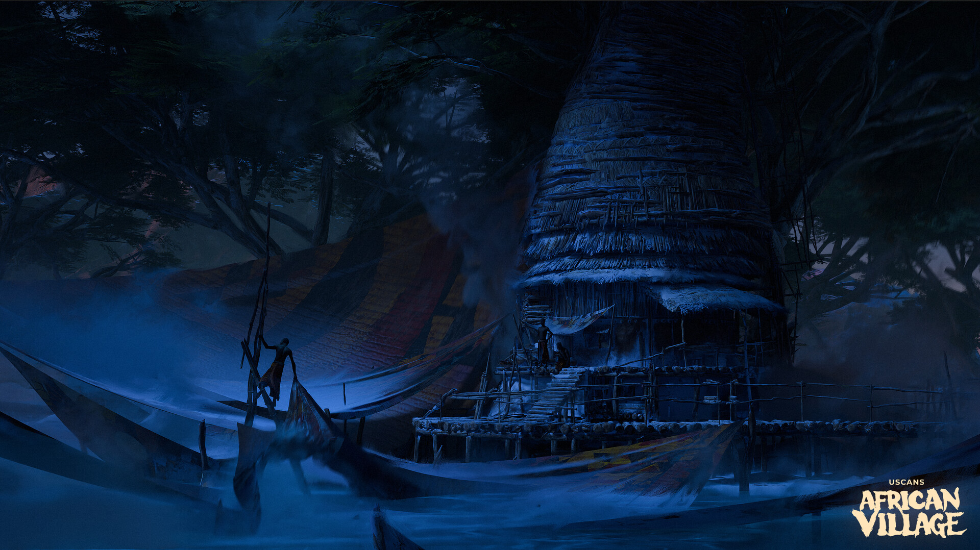 ArtStation - African Village Keyframe 3