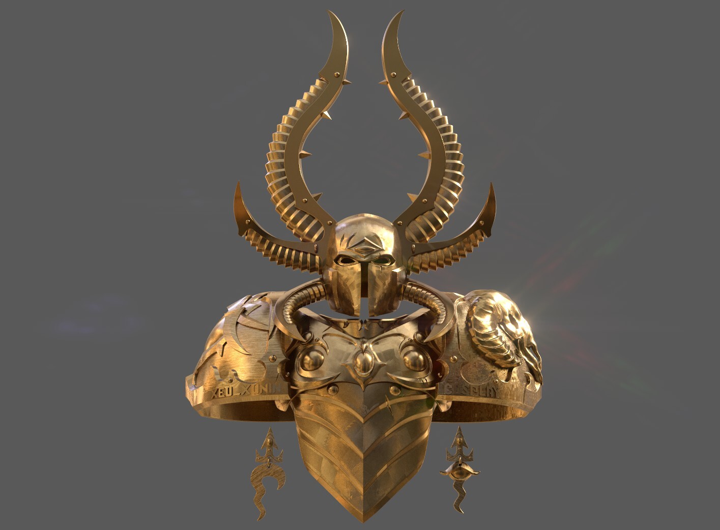 ArtStation - Warhammer 40K: Ahzek Ahriman's Armour (WIP Cosplay Project)