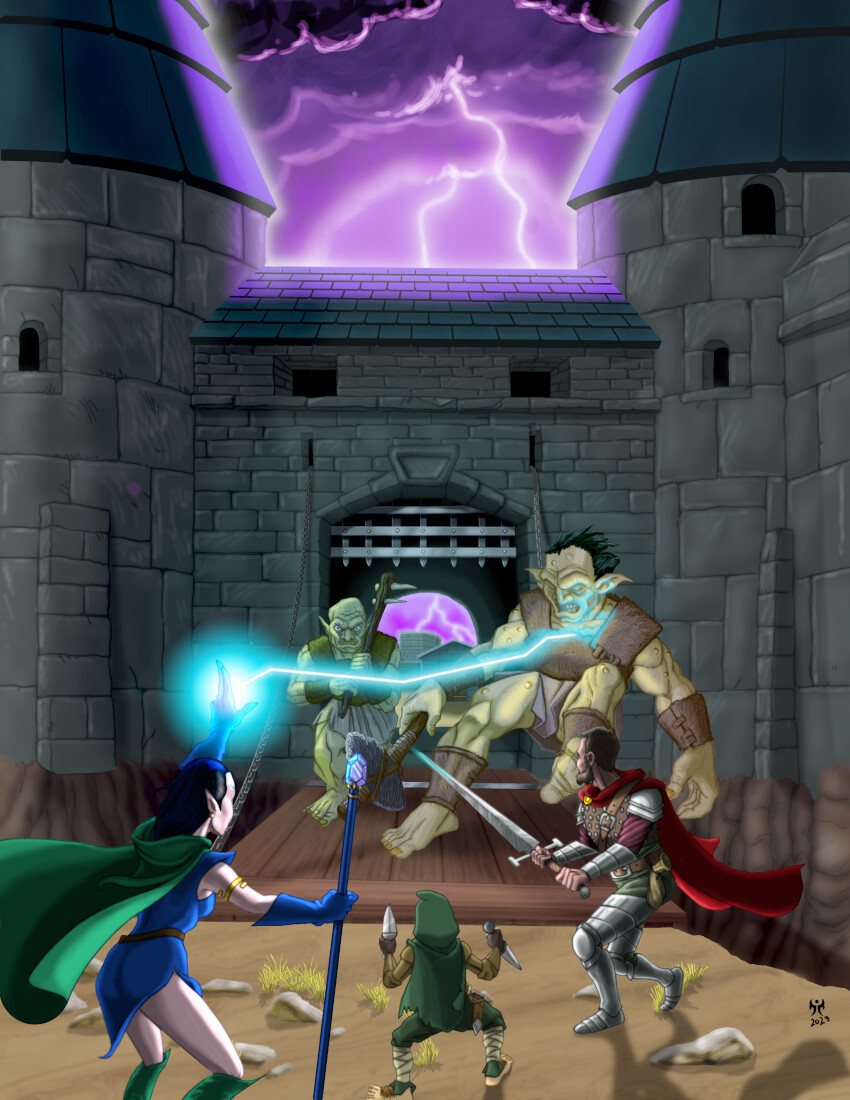 ArtStation - Assault on Ogre Keep