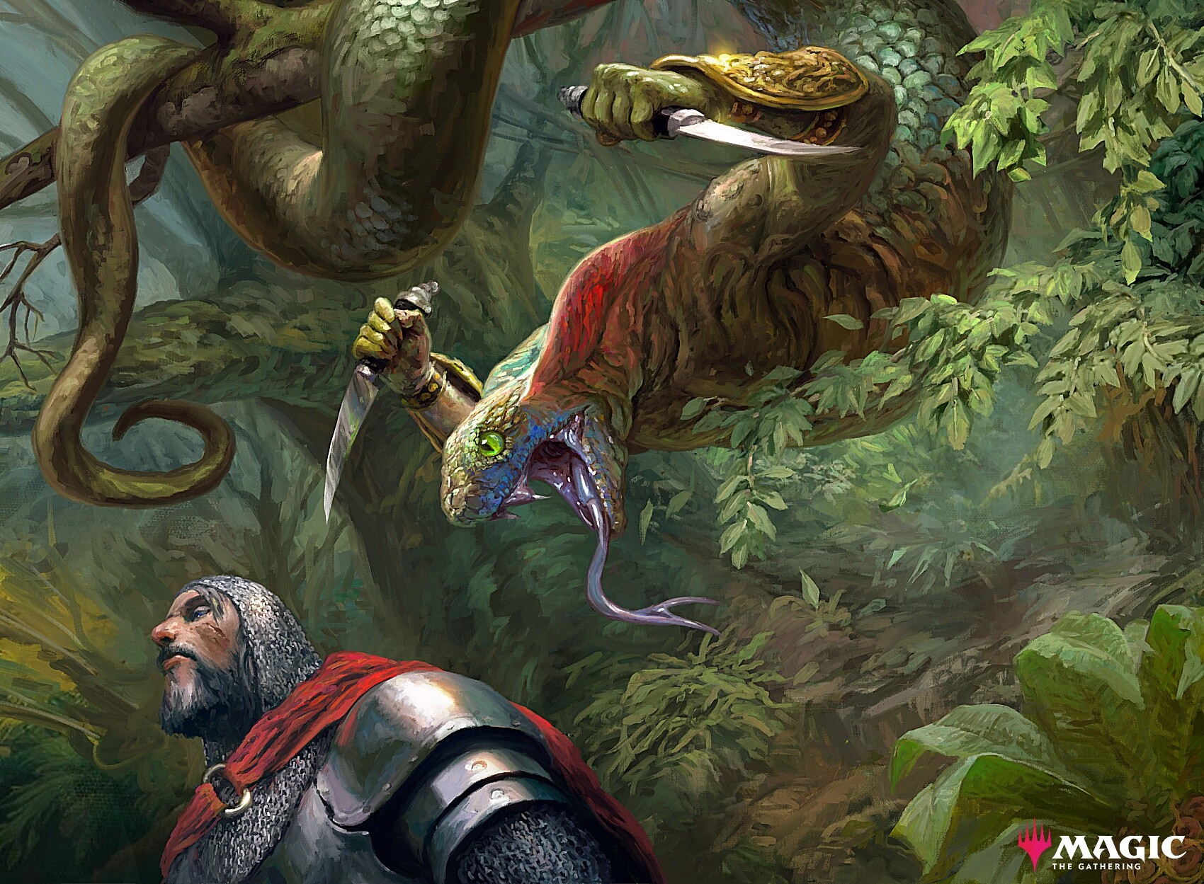 ArtStation - Serpent Assassin (MtG)