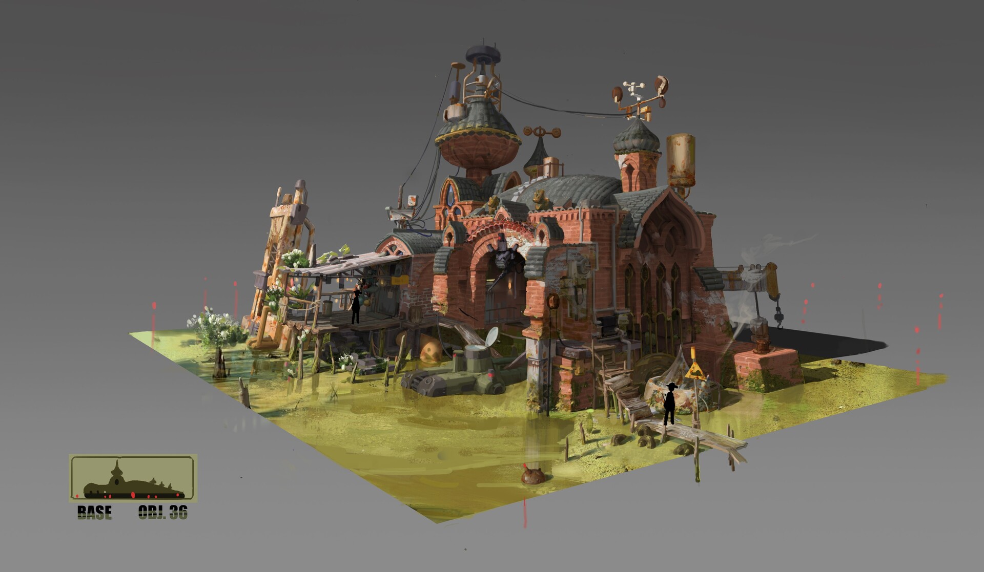 ArtStation - swamp base 36