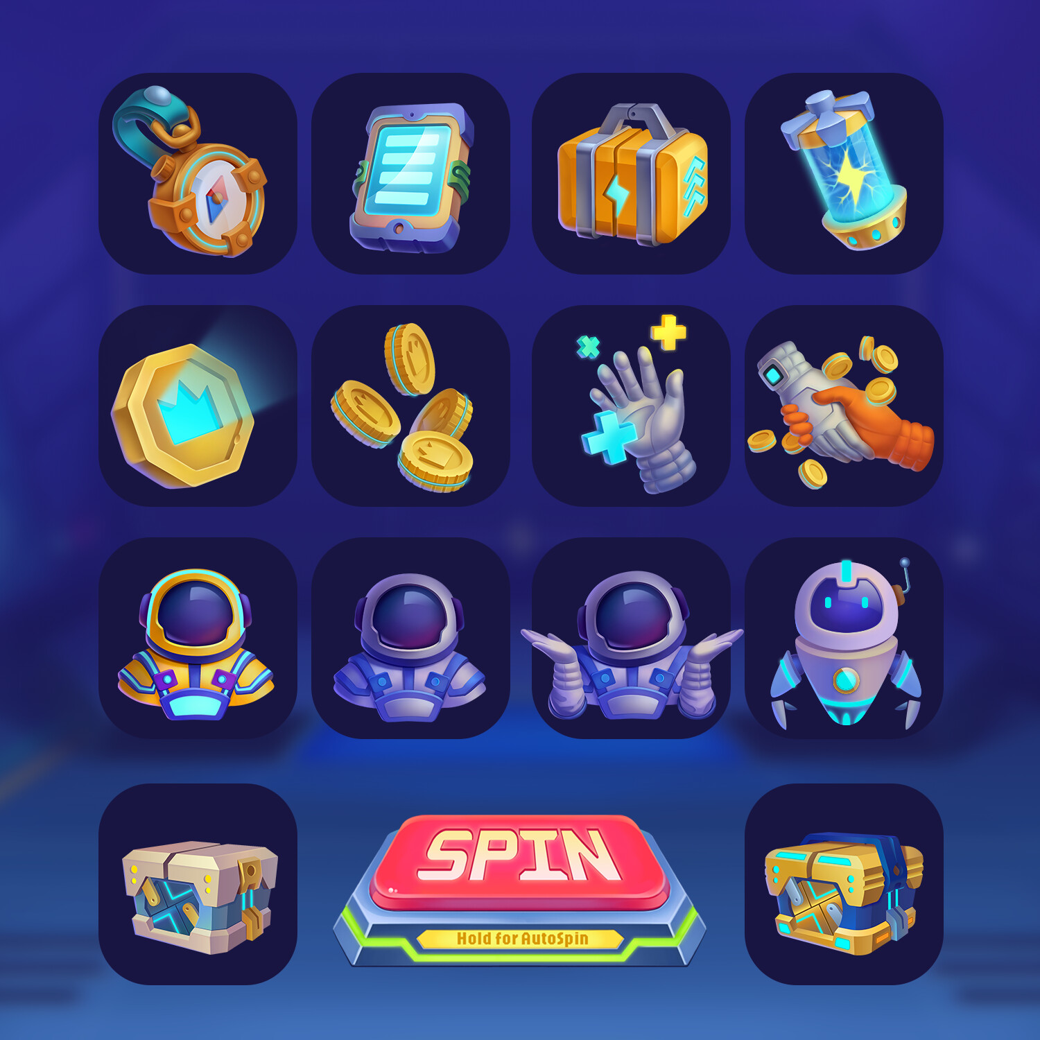 ArtStation - Space icons set