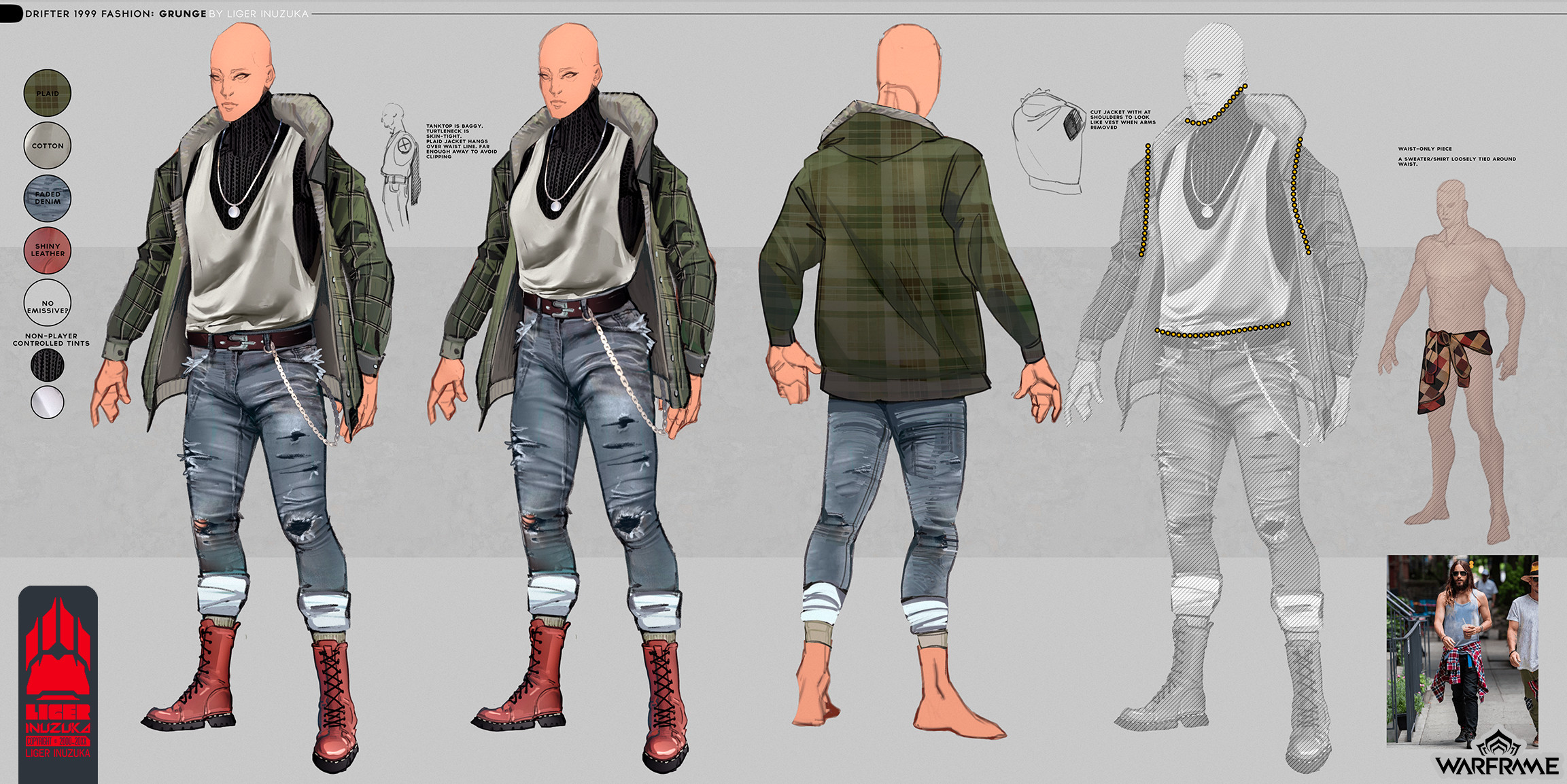 Liger Inuzuka - Warframe 1999: Drifter Fashion