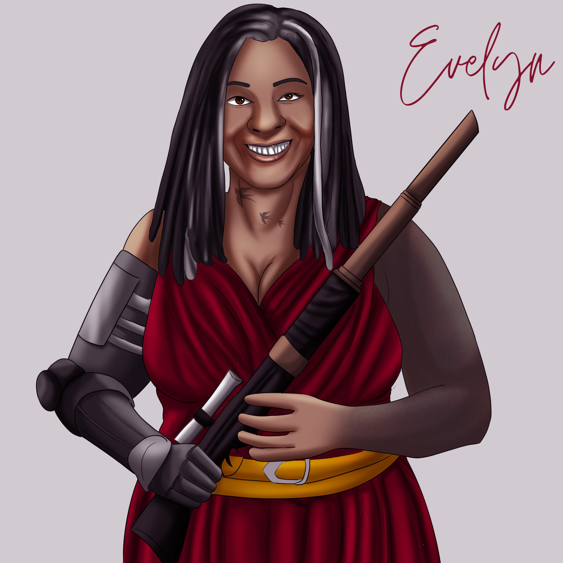 ArtStation - Half body character art piece