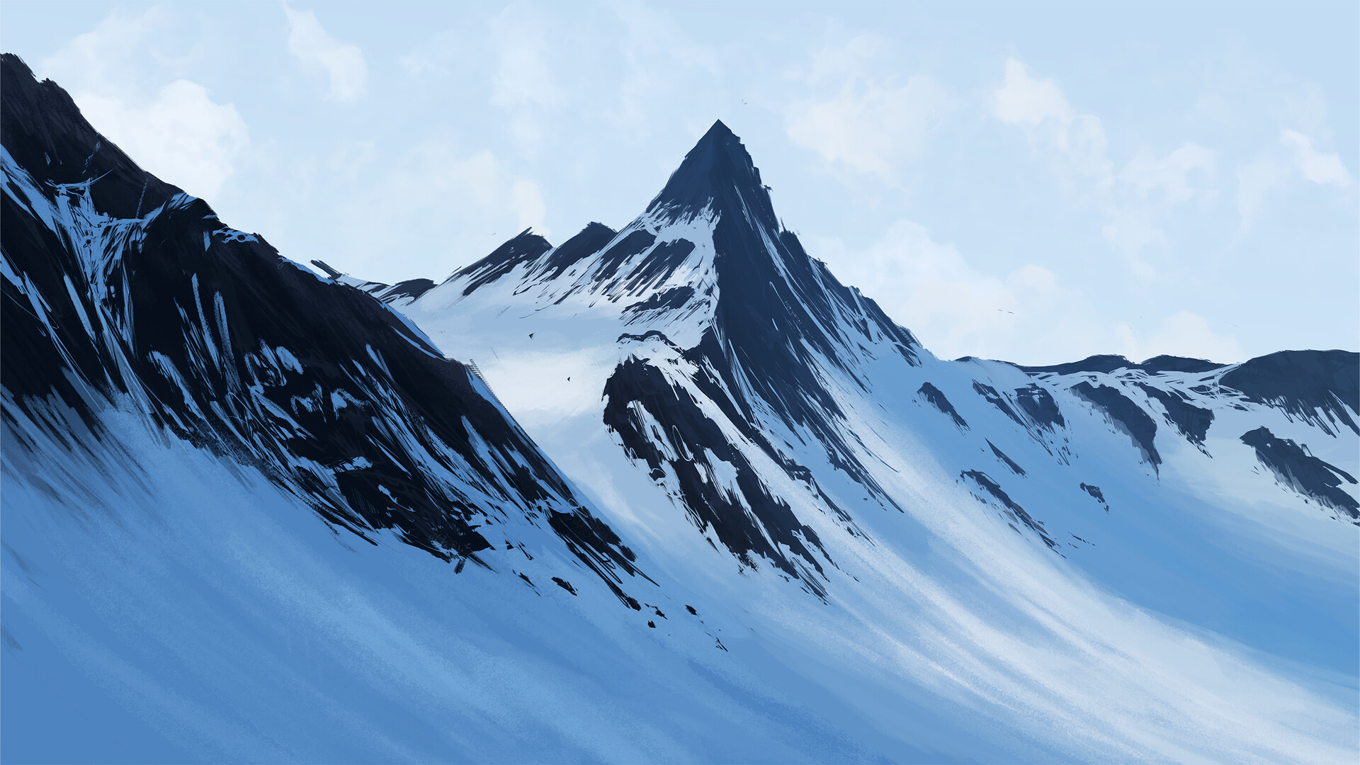 ArtStation - Snow Mountain
