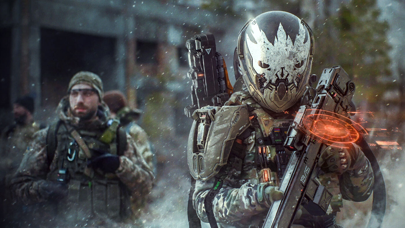 ArtStation - High-tech mercenary