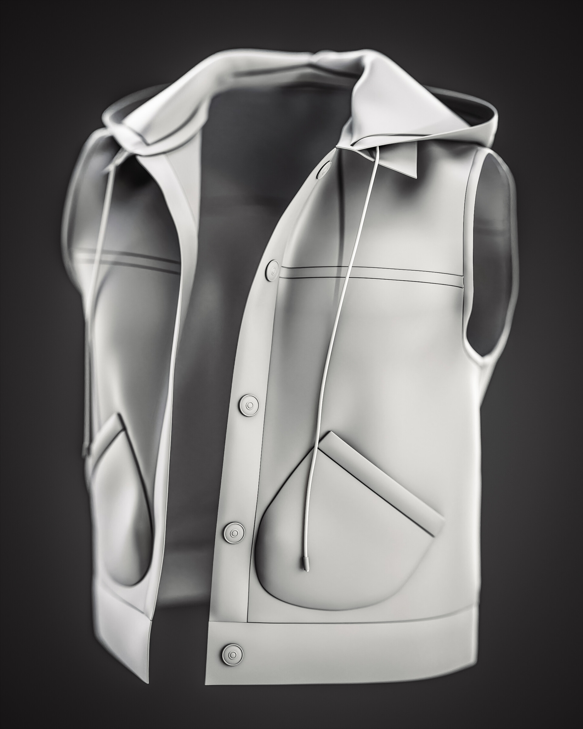 Mehdi Beheshti - Texturing a Jacket – Substance Painter