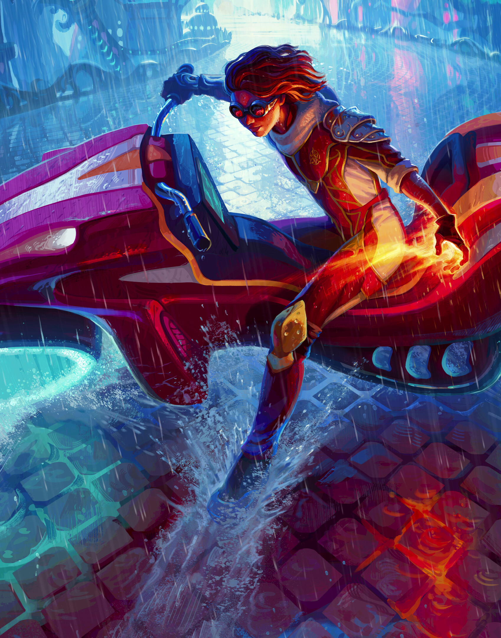 Devin Elle Kurtz - Chandra Aetherdrift Slide (Magic the Gathering)