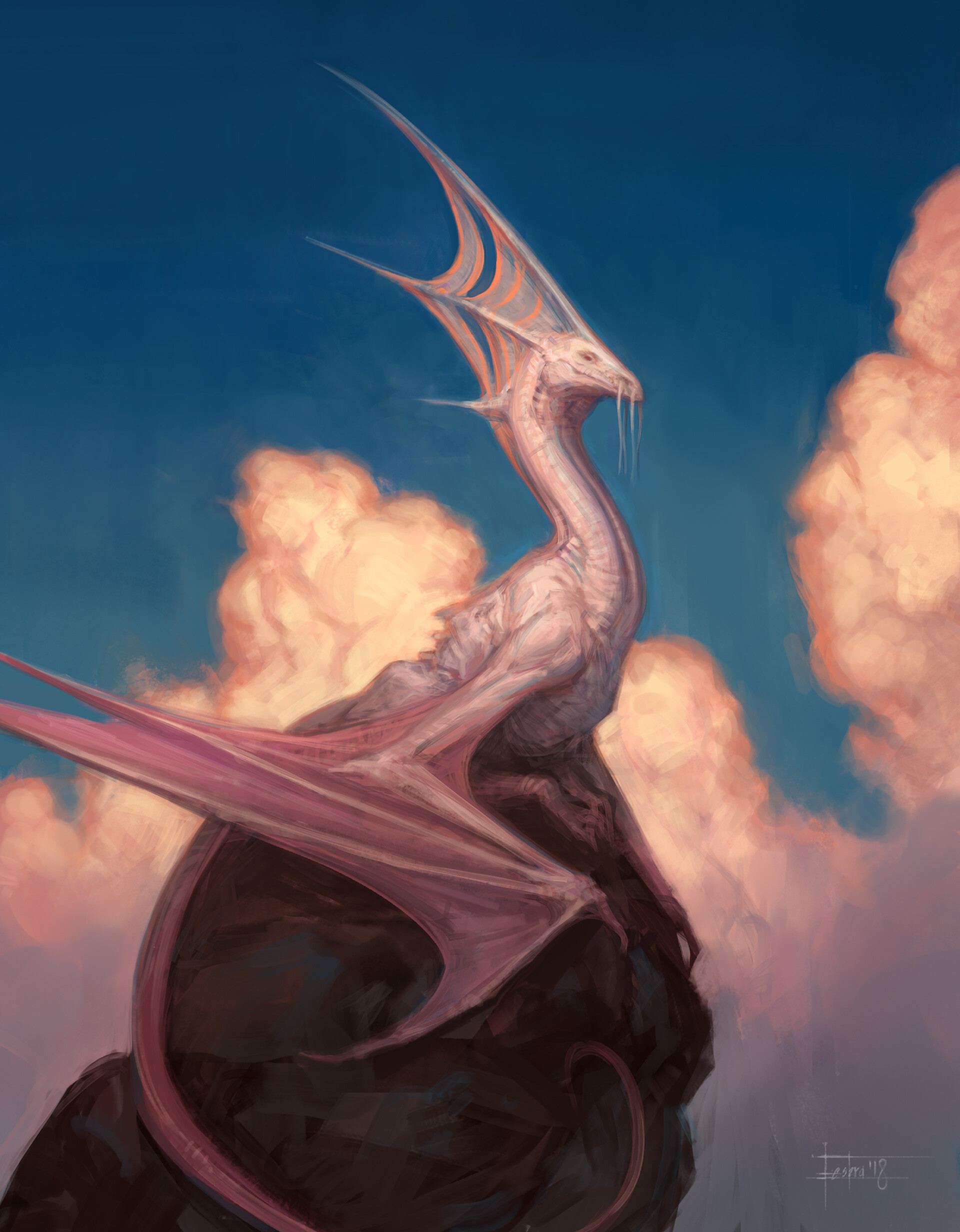 ArtStation - Cloud Dragon