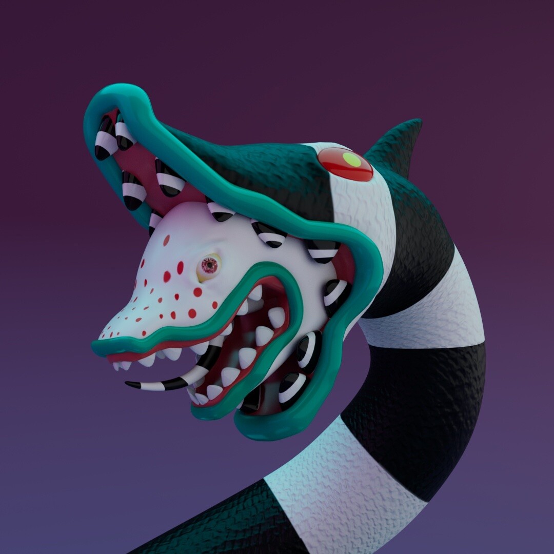 ArtStation - Sandworm - Beetlejuice