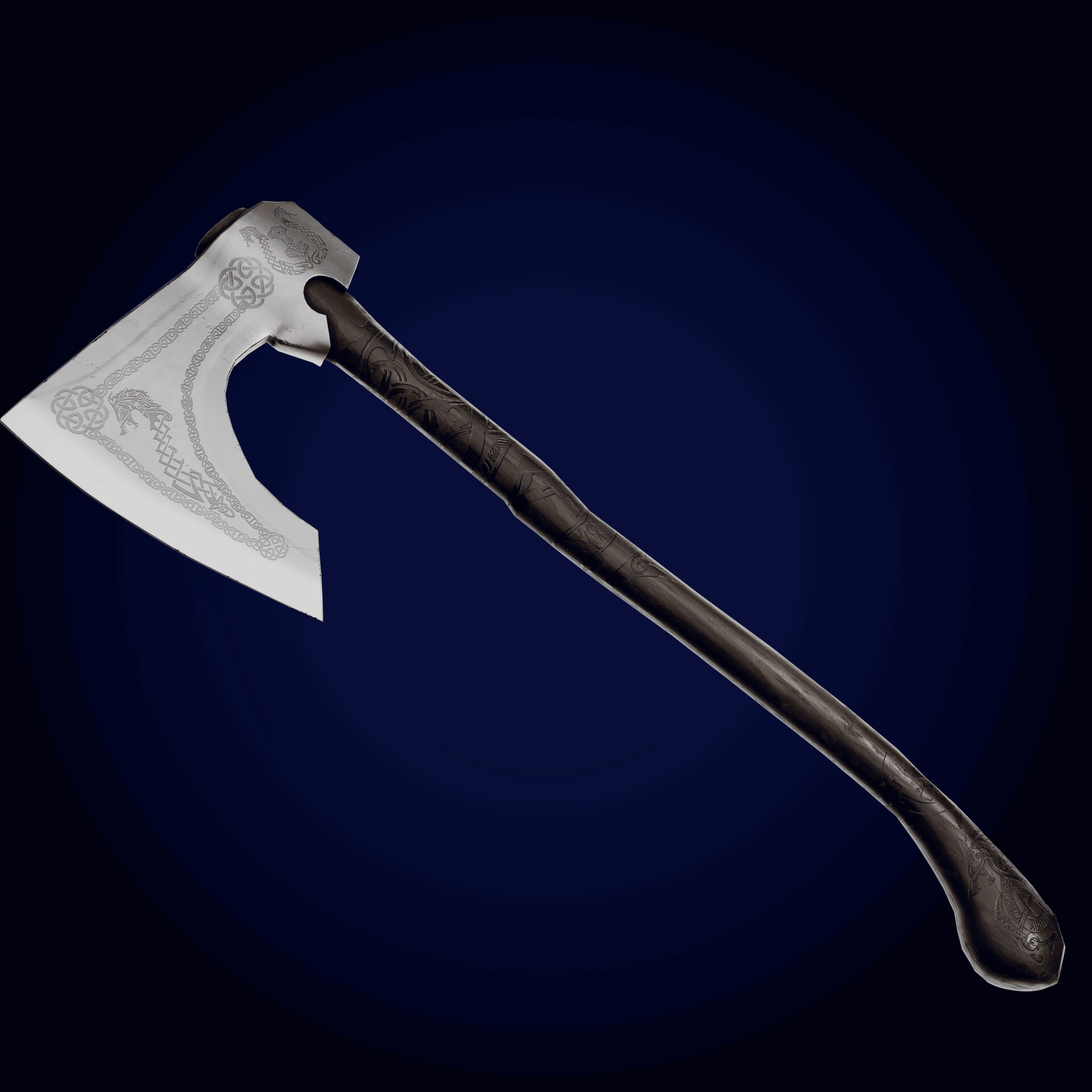 ArtStation - Viking one handed axe