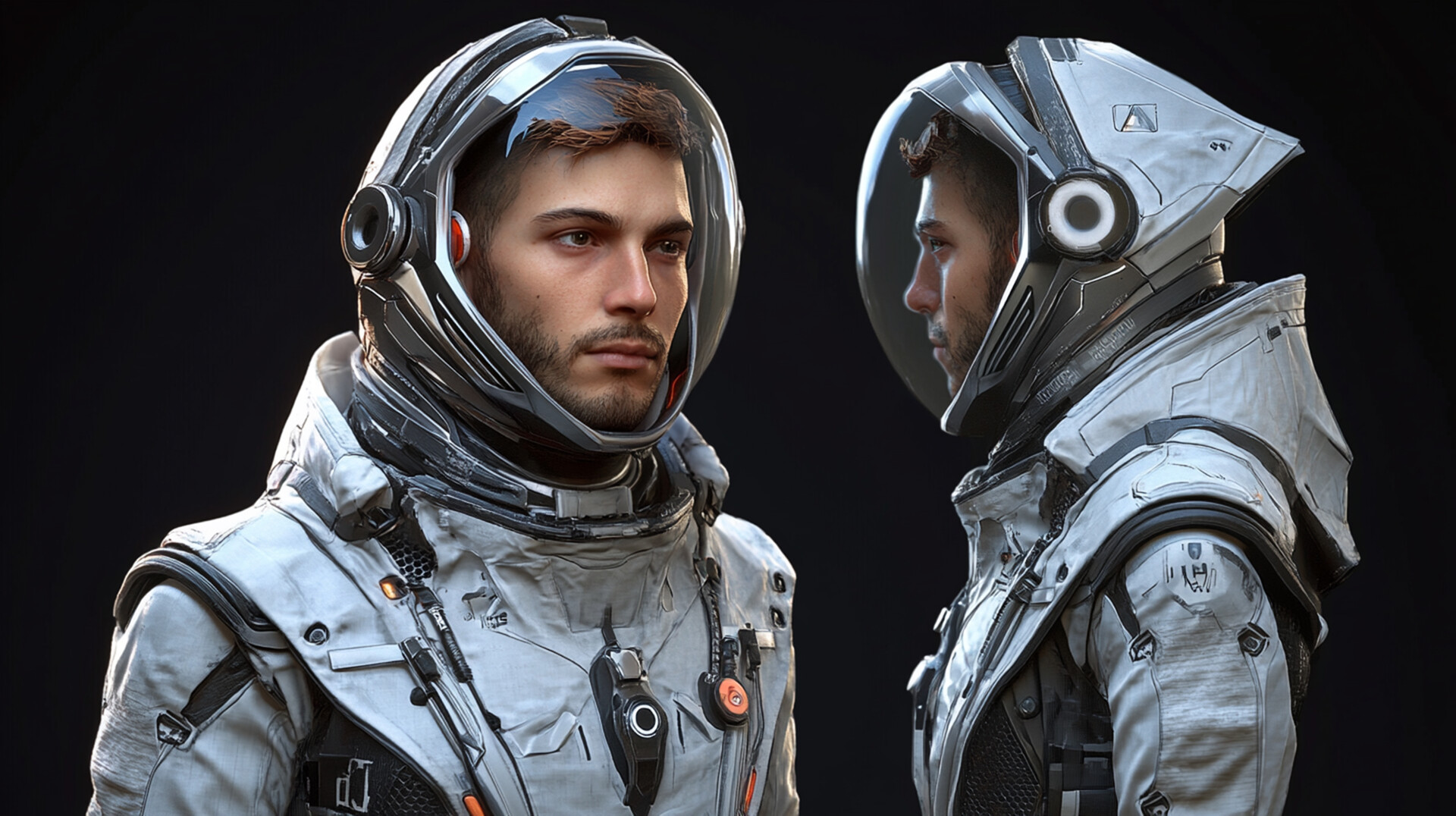 ArtStation - Frontiers of the Unknown: Sci-Fi Astronaut Character Design