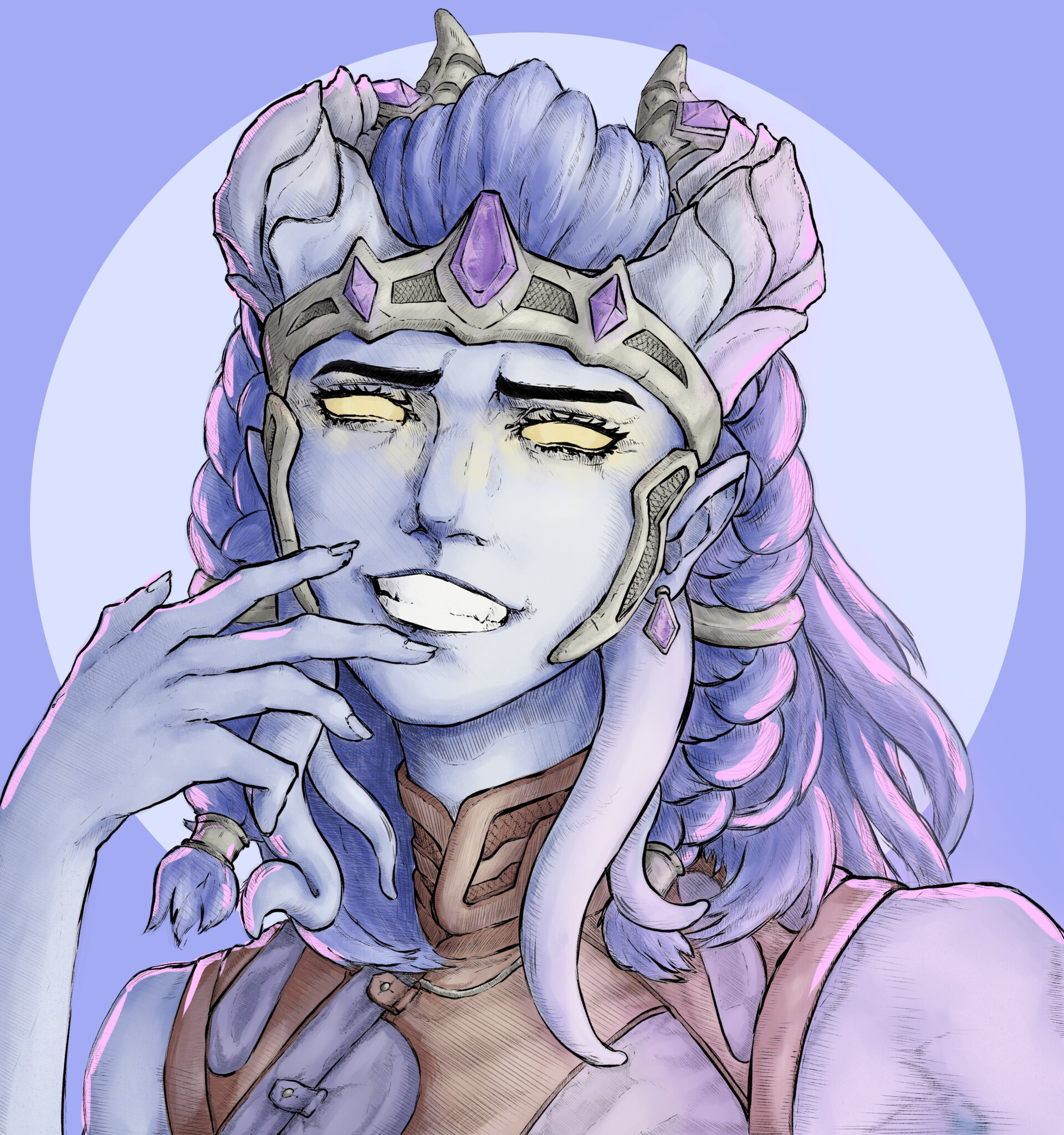 ArtStation - Custom Character Portrait 26, Oct. 2024 (A Commissioned Work)