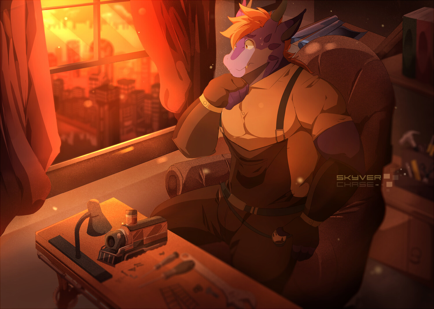 ArtStation - Mechanical toy train