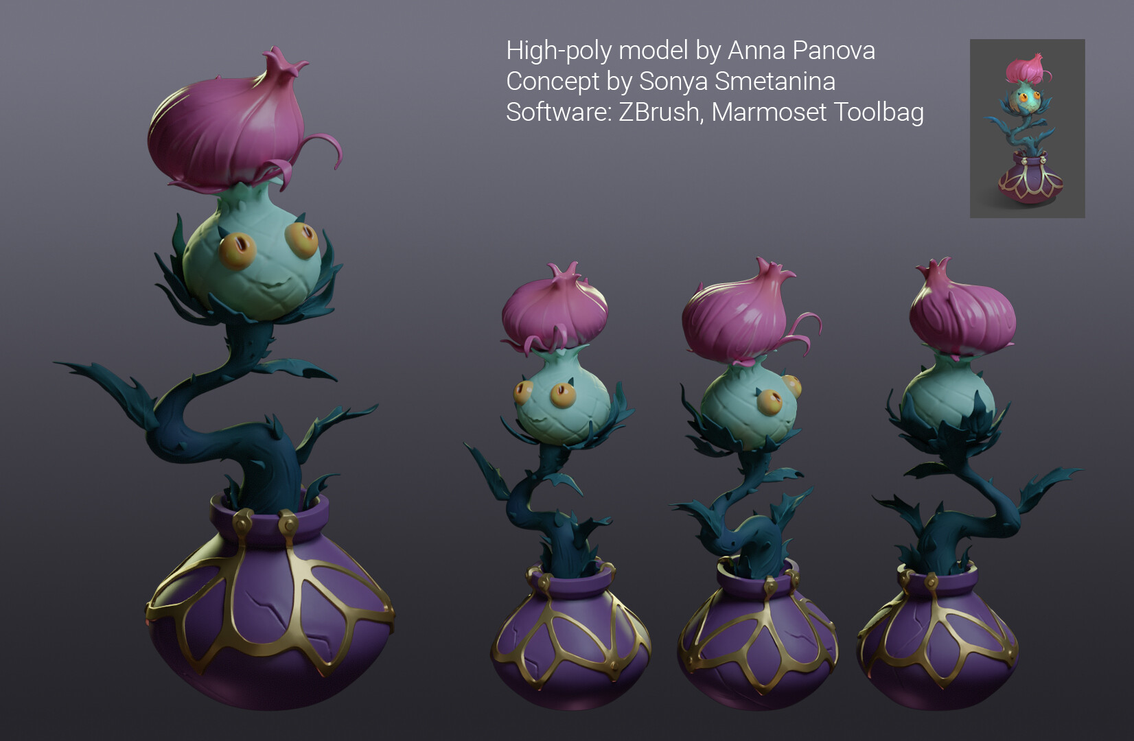 ArtStation - Fantasy Plant