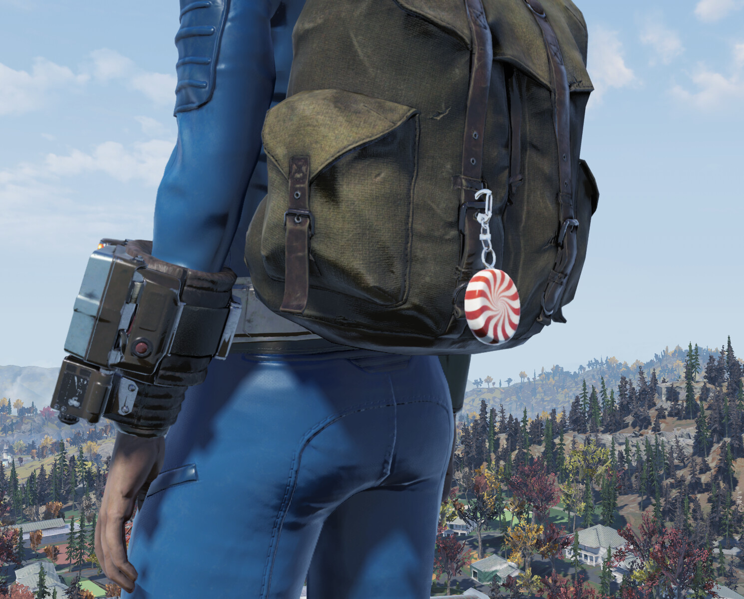 ArtStation - Peppermint Backpack Flair (Asset Integration) - Fallout 76