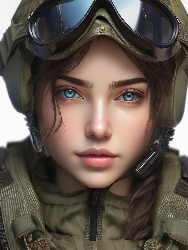 ArtStation - Military girl